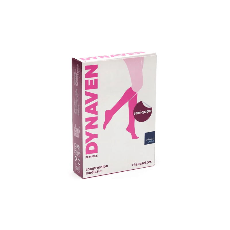 Bas de contention auto-fixant Dynaven Semi-opaque Classe 3