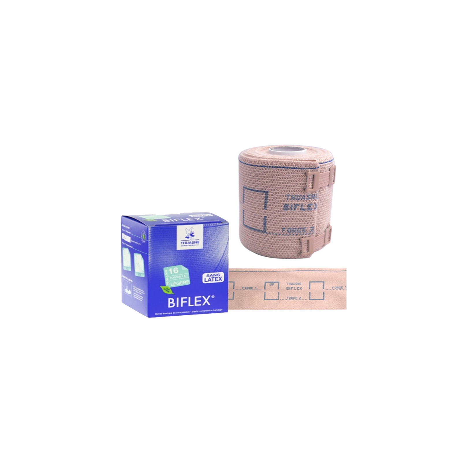Bande élastique de compression Biflex + Thuasne